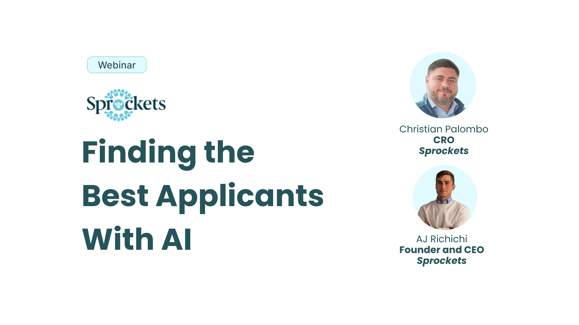 [Webinar] Finding the Best Applicants With AI | Sprockets